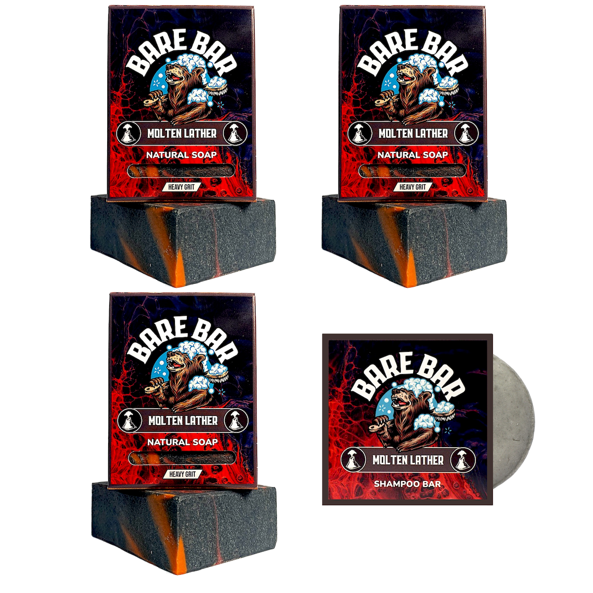Molten Lather Bundle – BARE BAR