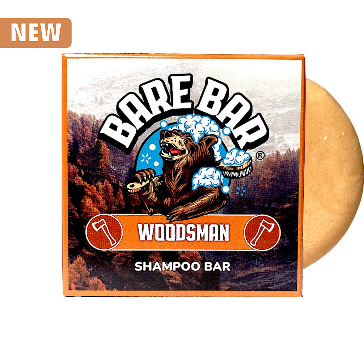 Bare Bar™ Natural Shampoo | Woodsman Natural Shampoo Bar for Men – BARE BAR