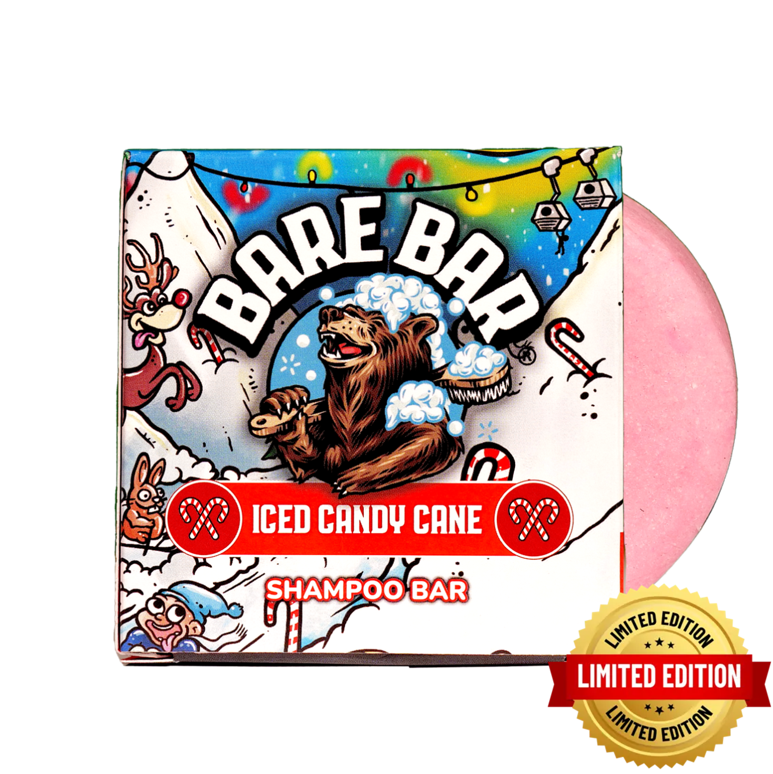 Bare Bar™ Natural Shampoo | Iced Candy Cane Shampoo Bar for Men – BARE BAR