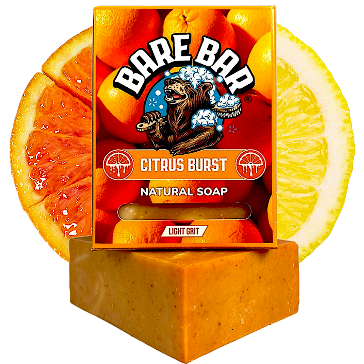 Bare Bar™ Natural Soap | Citrus Burst Natural Soap Bar for Men – BARE BAR